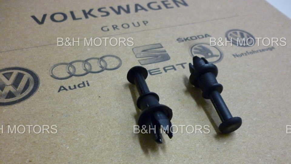 NEW GENUINE VW SEAT AUDI SKODA PARCEL SHELF STRAP PINS x2 1M6867574A | eBay