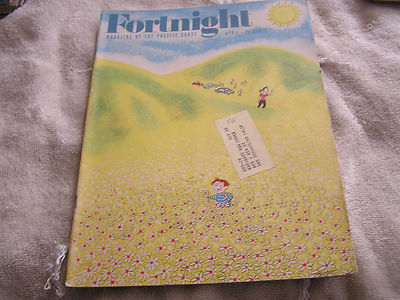 Fortnight Magazine April 1956 | eBay