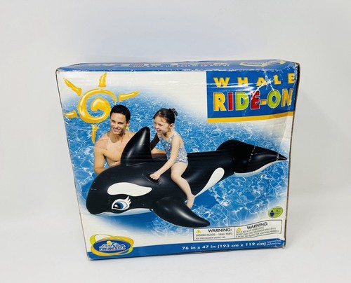 Intex Wet Set 2010 Inflatable Float Whale Ride-On Orca 76” x 47" - NEW ...