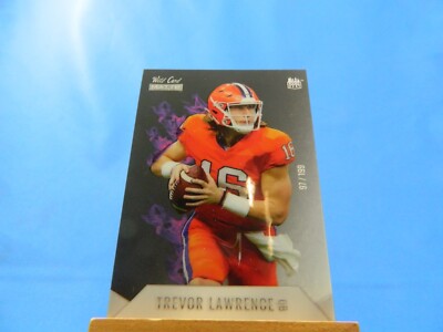 Trevor Lawrence Wild Card Matte 2021 MRHR-1 RC Rookie /199 | eBay