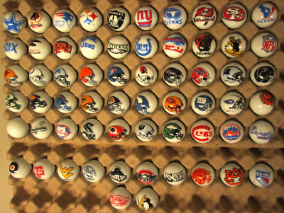 62 Sports Team Logo 1 Inch Marbles Great For Collecting / Resale | eBay