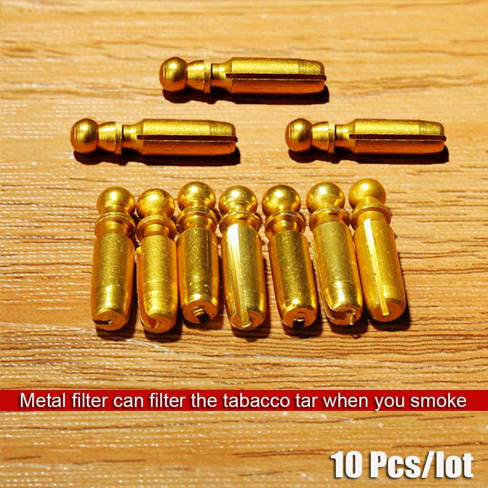 10 Pcs 3mm Metal Smoking Pipe Filter for Acrylic Mouthpiece of Tobacco ...