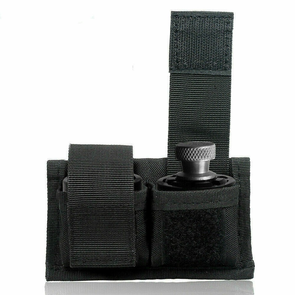 2Pcs Belt Double Speed Loader Pouch Holder Universal Revolver Clip ...