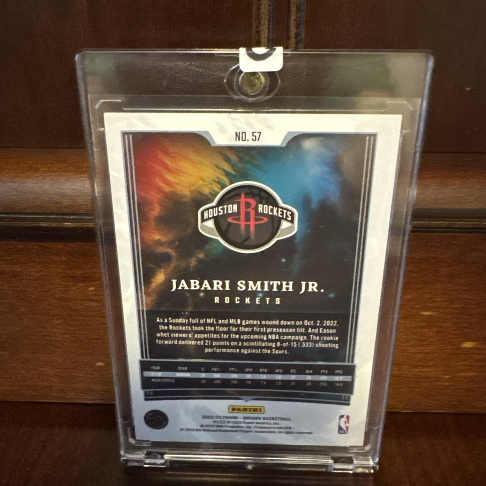 2022-23 Panini Origins Red Jabari Smith Jr #57 Rookie RC | eBay