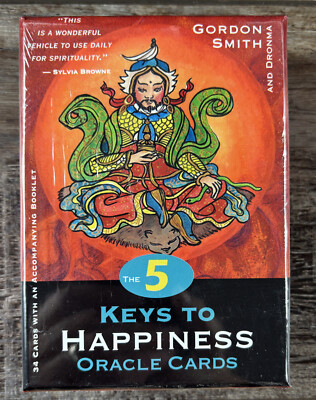 The 5 Keys to Happiness Oracle Cards 34 card Deck by Gordon Smith New ...