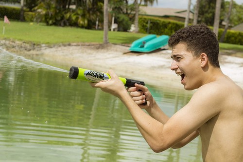 Water Launcher - Single Barrel Water Blaster - Squirt for Outdoor Games ...