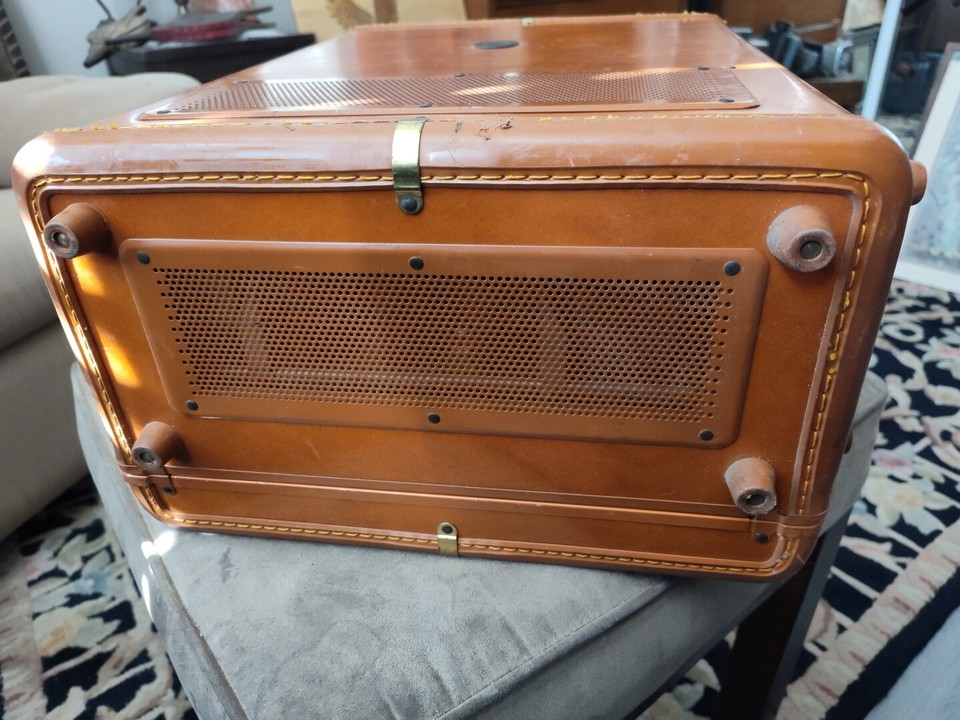 Vintage Ampex 620 Power Amplifier Built Into A Suitcase/Carrying Case ...