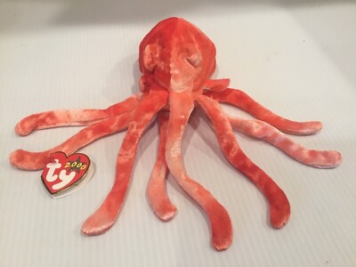 Ty Beanie Baby WIGGlY the Octopus MWMTs | eBay