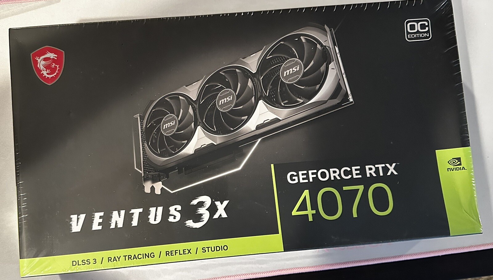 MSI GeForce RTX 4070 Ventus 3X 12GB GDDR6X Graphics Card 912-V513-204 ...