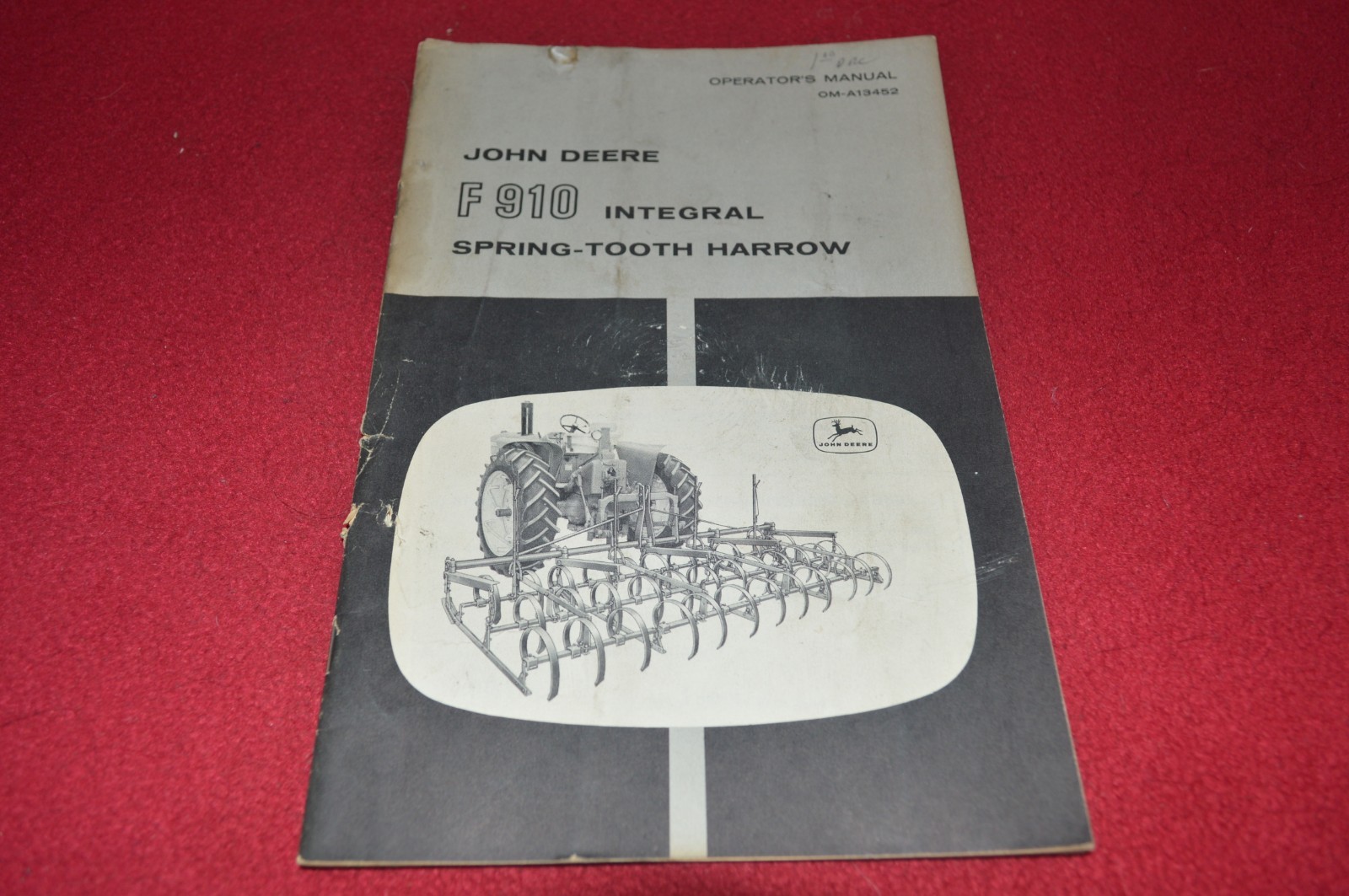 John Deere F 910 Spring Tooth Harrow Operator's Manual DCPA9 | eBay