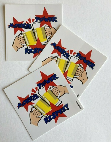 Supreme Money Power Respect Sticker 100% Authentic FW19 Season | eBay