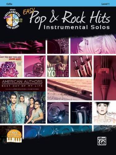 Easy Pop Rock Hits Instrumental Solos for Strings: Cello (Book CD) (E ...