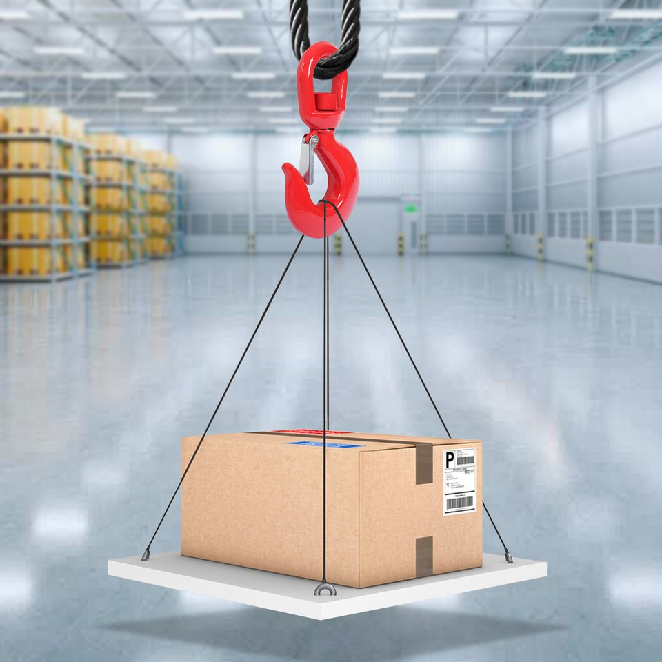 15T/33069.34lb Heavy Duty Swivel Lifting Hook Locking Swivel Hook w ...