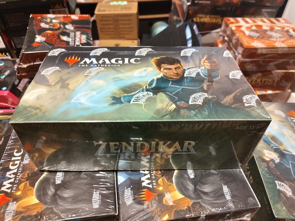Zendikar Rising Draft Booster Box NEW FACTORY SEALED MTG IN HAND!! | eBay