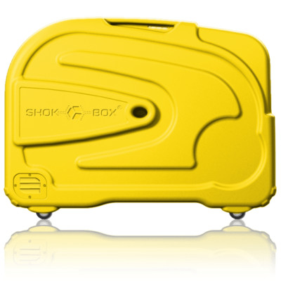 Bike Box travel case ShokBox Classic yellow Hard Shell Bike Box | eBay