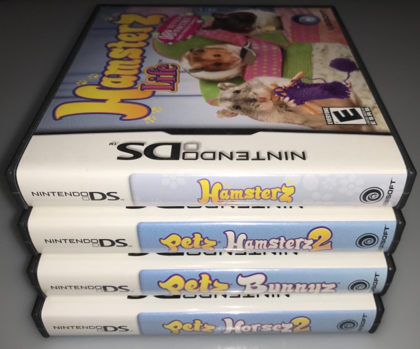Nintendo DS Petz Games Lot of 4 - Hamsterz Life & Hamsterz2 Horsez2 ...