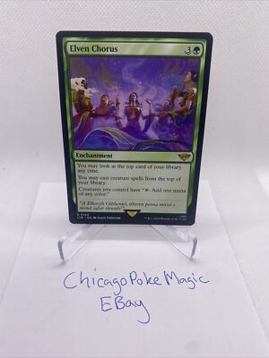 MTG - Elven Chorus The Lord of the Rings: Tales of Middle-Earth | eBay