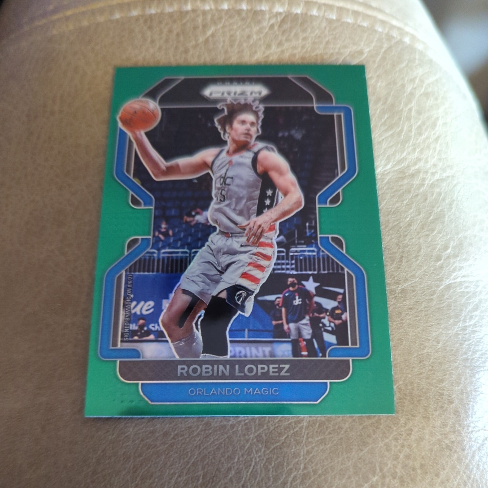 2021-22 Panini Prizm Robin Lopez GREEN PRIZM Orlando Magic Card #34 | eBay