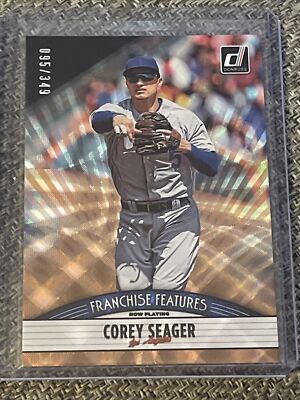2019 Donruss Corey Seager Brendan Rodgers Franchise Features #/349 | eBay