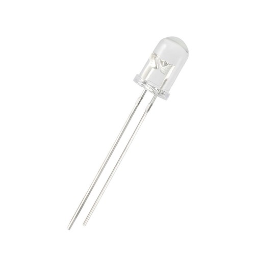 100pcs 5mm 940nm Infrared Emitter Diode DC1.2-1.3V LED IR Clear Round ...