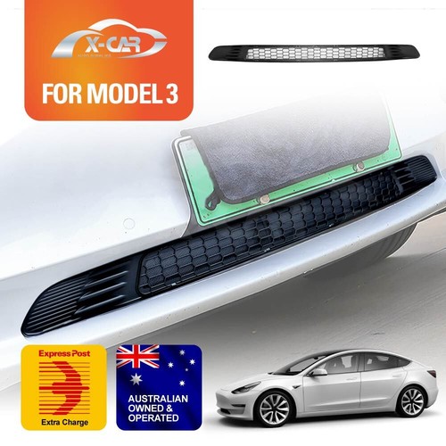 Tesla Model 3 Lower Bumper Air Inlet vent Grille Leaves Anti Insect ...