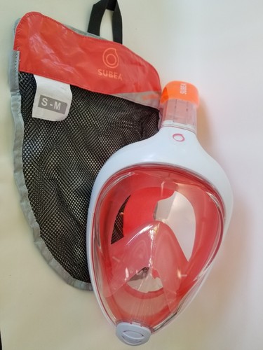 SUBEA Easybreath Full Face Snorkel Mask Coral Size S/M | eBay