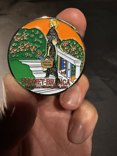 Fernet Branca Challenge Coin - Vintage Poster Ad *VERY RARE - LIMITED ...