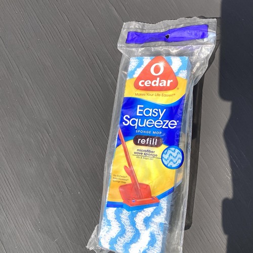 O-Cedar Easy Squeeze Microfiber Wave Sponge Mop Refill Head | eBay