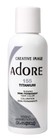 Adore Semi-Permanent Haircolor #155 Titanium 4 Ounce (118ml) (6 Pack ...