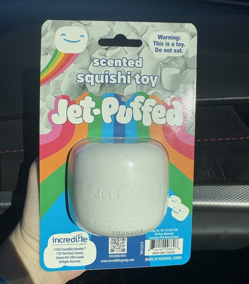JET PUFFED MARSHMALLOW SCENTED Squishi Viral TikTok fidget Squishy | eBay