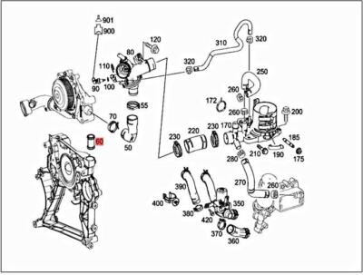 Genuine MERCEDES Pipe socket 0009977070 | eBay