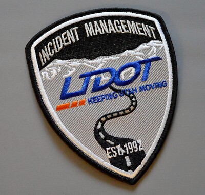 Utah DOT Incident Management Team Patch ++ Mint UT | eBay