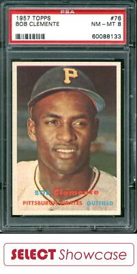 1957 TOPPS #76 ROBERTO BOB CLEMENTE PIRATES HOF PSA 8 | eBay