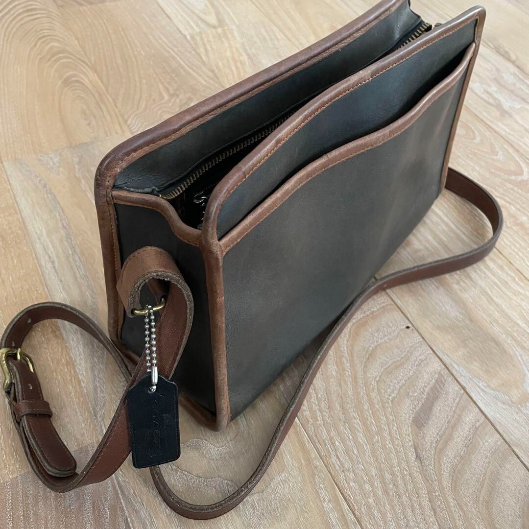 Coach Vintage 1990s Swagger Spectator Bag #6820 Black… - Gem