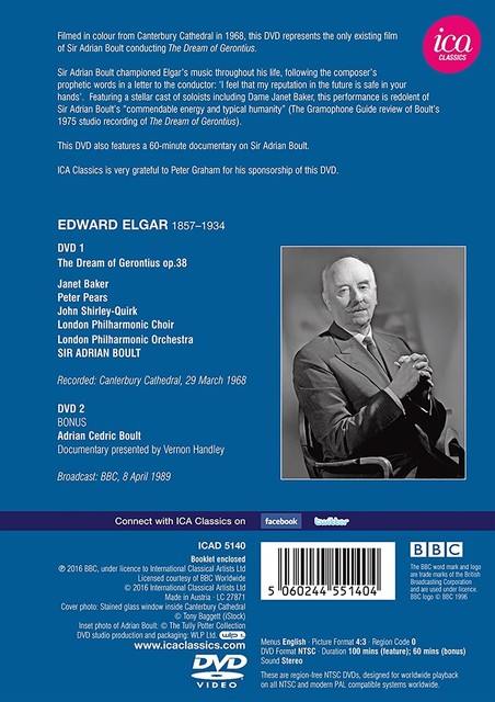 Elgar: The Dream of Gerontius (DVD) for sale online | eBay