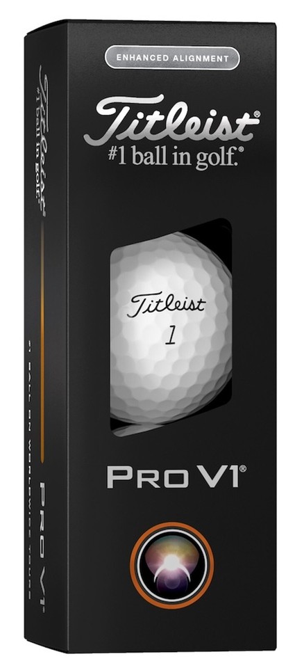 Titleist Pro V1 Enhanced Alignment Golf Balls, White, 12 Pack | eBay