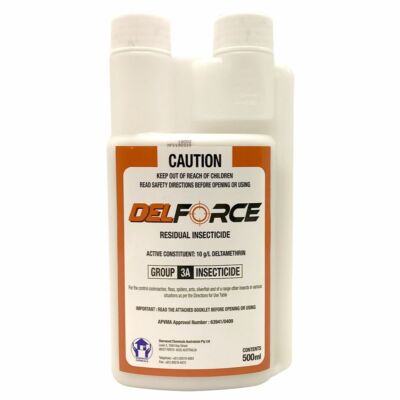 DELFORCE 500ml Liquid Insecticide DIY Pest Control Spray Delta methrin ...