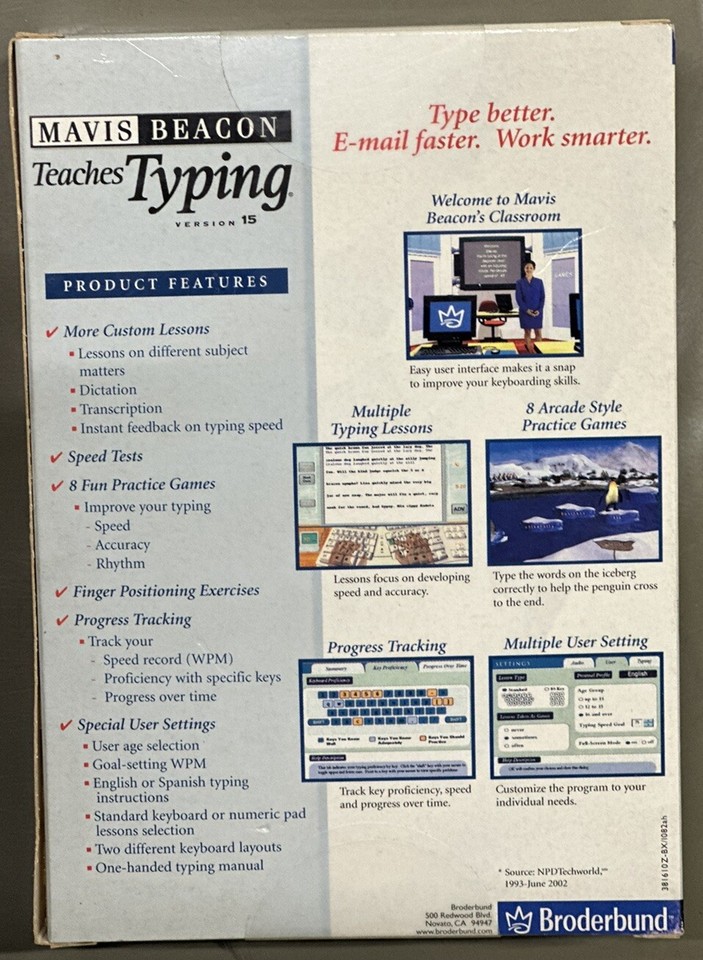 Mavis Beacon Teaches Typing: Version 15- Windows PC Sealed Box | eBay