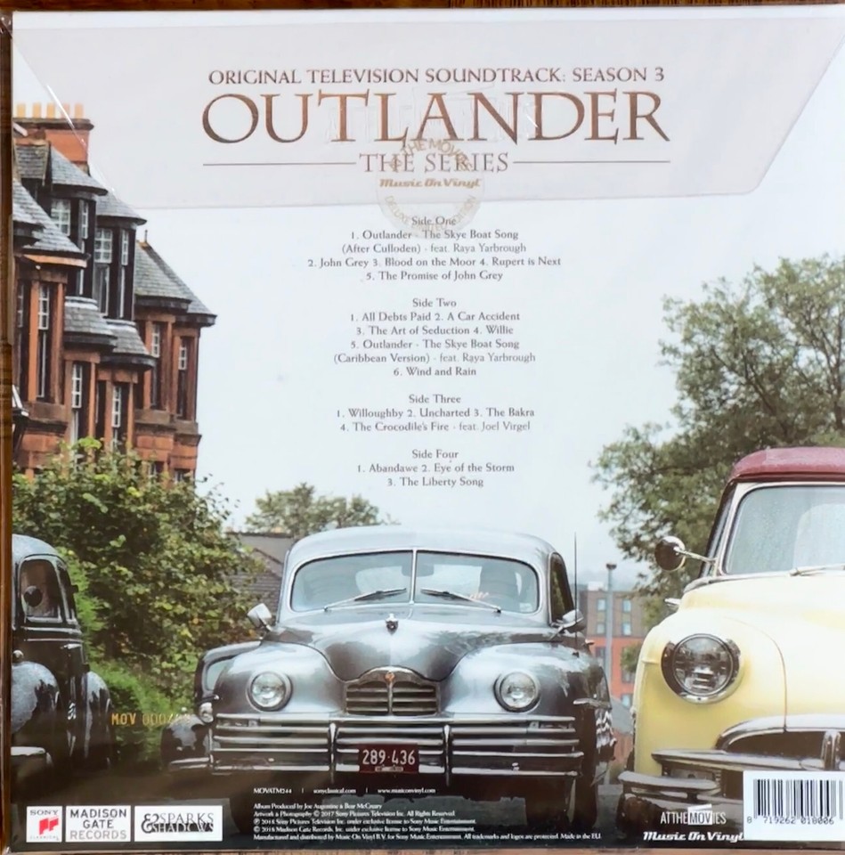 OUTLANDER - Season 3 - OST - Deluxe Ltd/#'d 500 Only on Smoke Colored ...