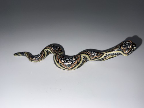 Signed Jon Anderson Fimo Creations Clay Snake Sculpture - 6” | eBay