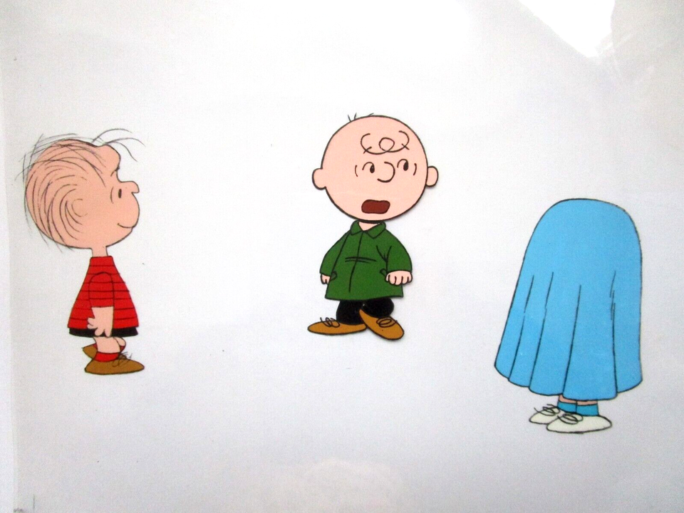 CHARLIE BROWN LUCY LINUS PEANUTS Charles SCHULZ comic ORIGINAL ...
