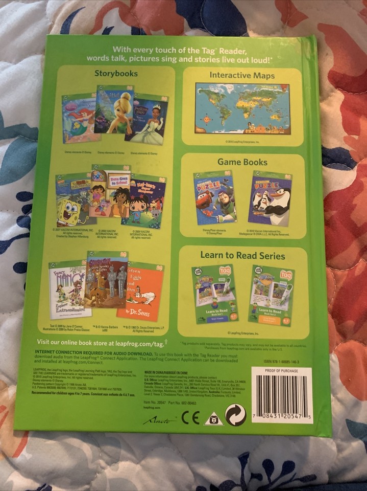 Tangled Read on Your Own Leap Reader Tag Book Disney Hardcover ...