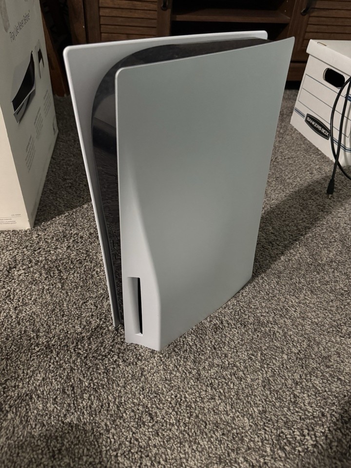 Broken PS5 Disc Edition White Console CFI-1115A | eBay