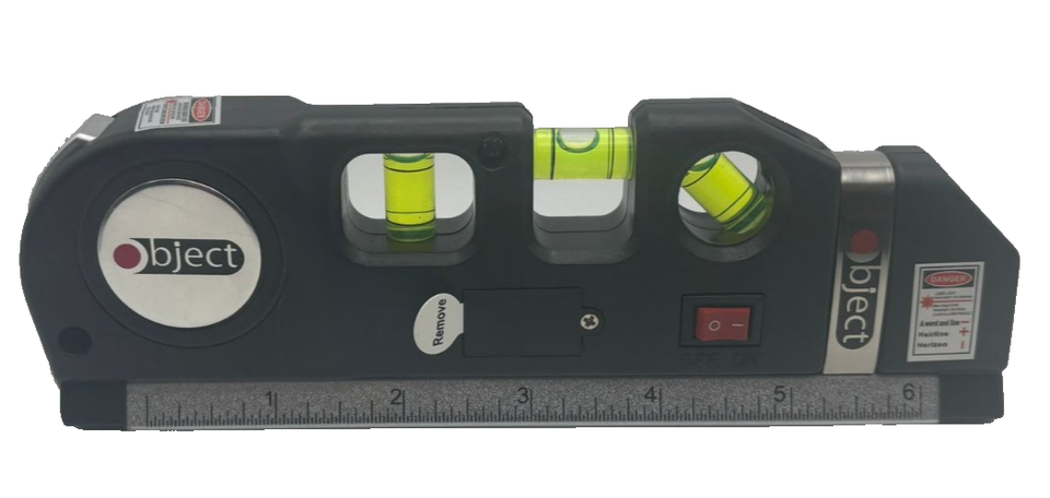 Object Multi Purpose Laser Level Spirit Levels Line Lasers 8 feet ...