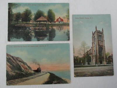 Lot of 3 GENEVA, NY Vintage Postcards | eBay