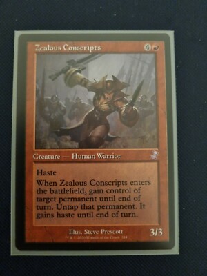 Zealous Conscripts NM TSR TIME SPIRAL REMASTERED MTG PACK FRESH | eBay