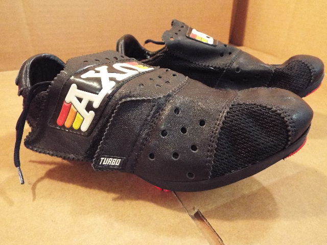 New-Old-Stock AXO Turbo Cycling Shoes (Size 36)...Drilled for Clipped ...