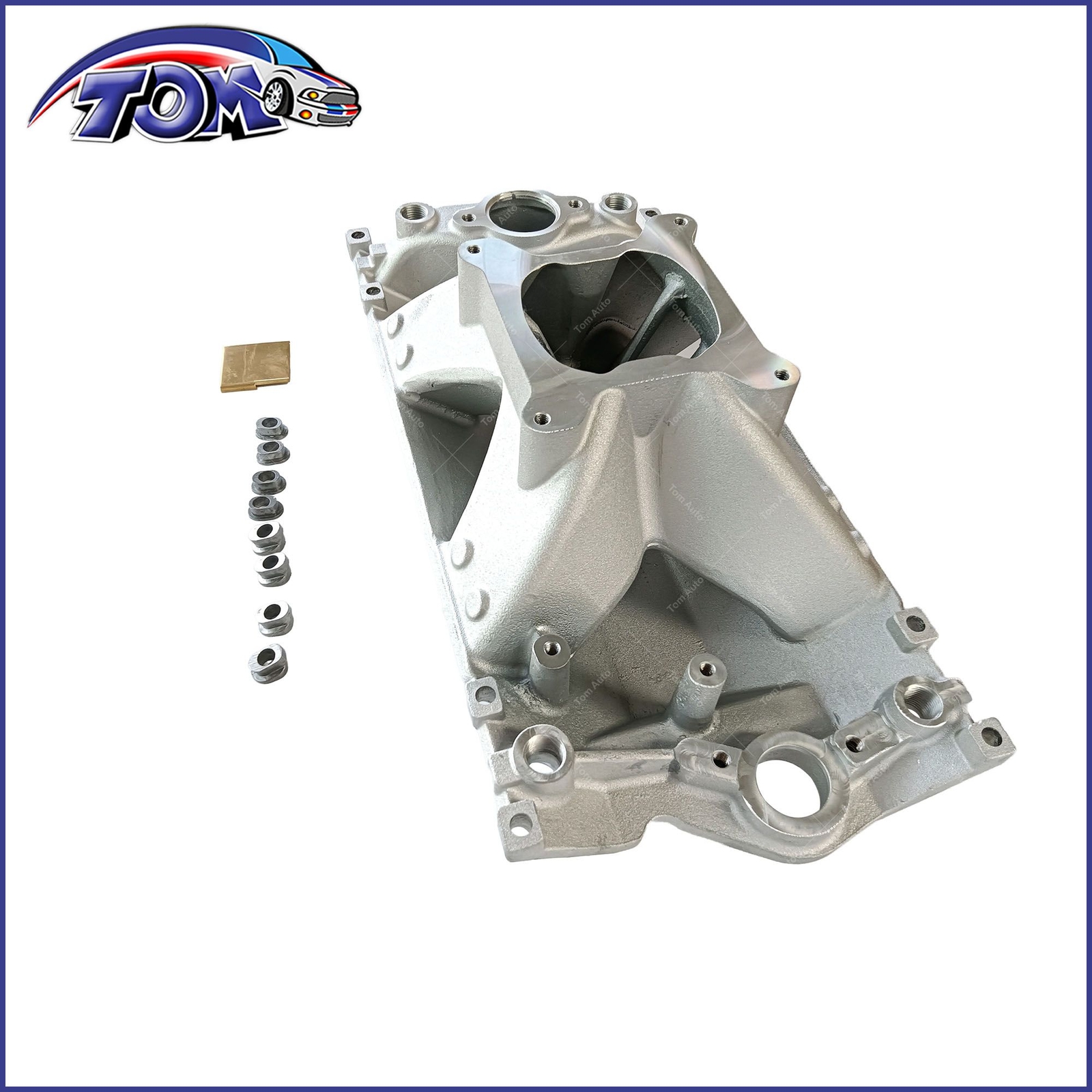 SBC CHEVY High Rise Aluminum Vortec Single Plane Intake Manifold 350 | eBay