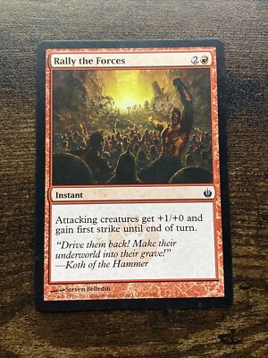 Rally the Forces 73/155 Mirrodin Besieged MTG Magic The Gathering D5663 ...