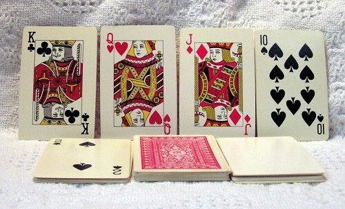 Vintage TV Mystery Magic Trick Playing Cards Bridge Size w/Instructions ...